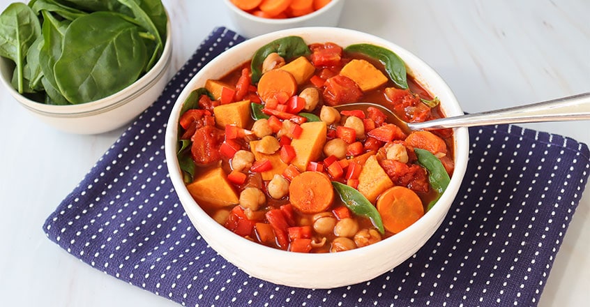 Moroccan Spiced Vegetable Stew - Center for Nutrition Studies